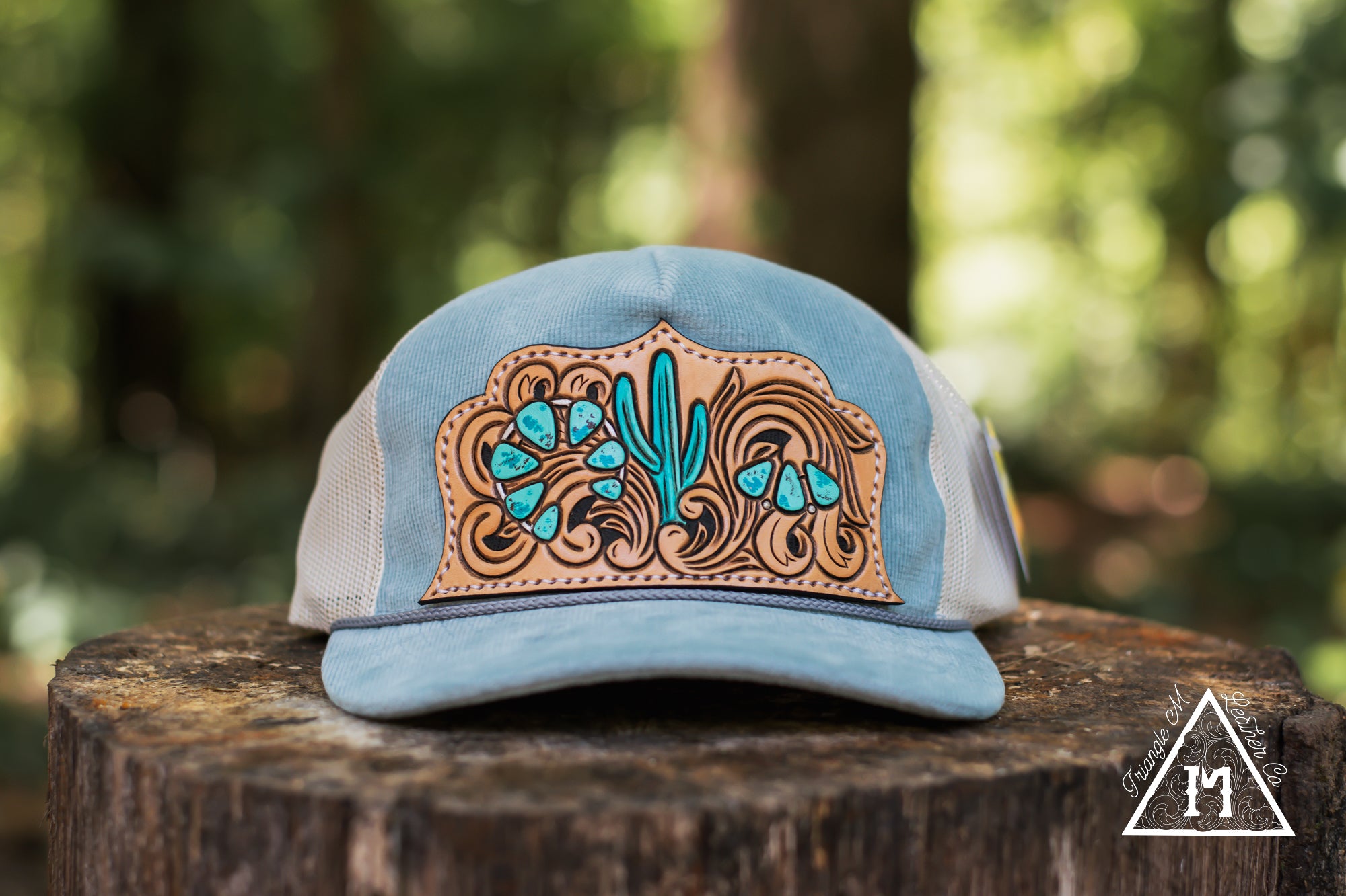 Tooled Patch Hats – trianglemleatherco
